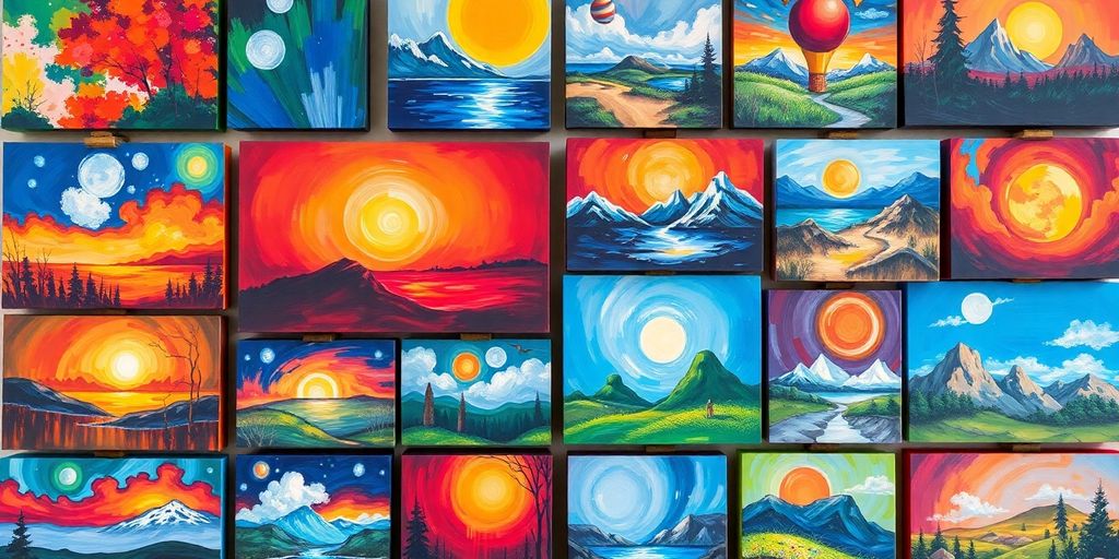 Creative and Inspiring Painting Ideas on Canvases for Every Skill Level ...