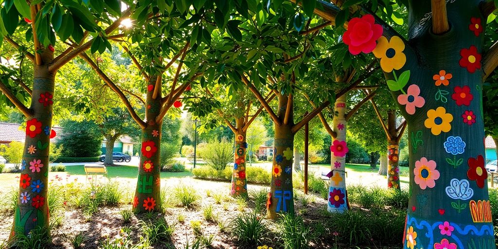 Transform Your Garden: Creative Ideas for Painting on Trees – PERFECT ...